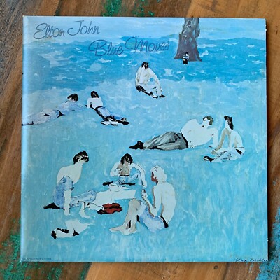 Elton John Blue Moves Vinyl Record Album 2 LP Gatefold Bernie Taupin ...