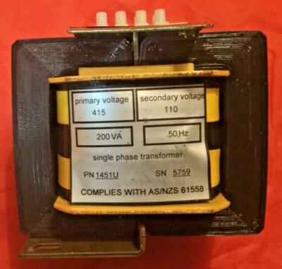 HD TRANSFORMERS 1451U GAMMATRON 415-110V 200VA | eBay