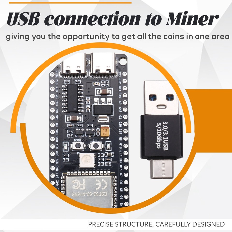 Miner Lottery Miner 70-80KH/S+USB-Adapter Bitcoin Miner Asic Mining ...