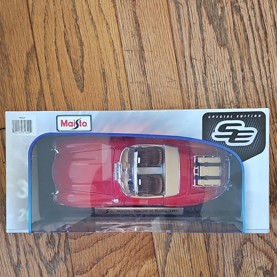 Maisto Special Edition Mercedes-Benz 300 SL Touring 1957 1:18 Red ...