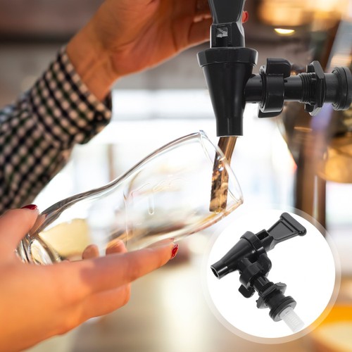 Milk Tea Bucket Faucet Plastic Water Spigot Dispenser Adapter Jug ...