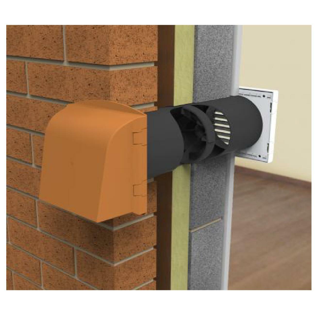 5" Core Vent Cavity Ventilator Anti Draught Cowl for Gas Appliances ...