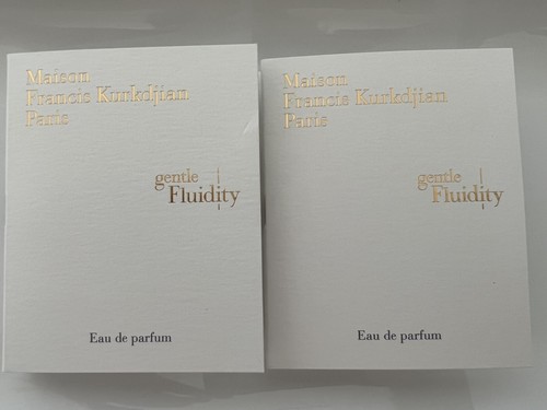 NEW ~ 2*Maison Francis Kurkdjian Gentle Fluidity Gold EDP Vial Sample ...
