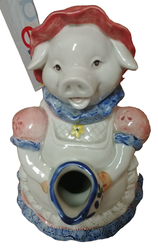 Otagiri pig teapot farmhouse pouring pitcher made in Japan | eBay