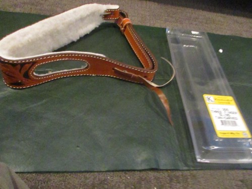 Triple K Style 300 Krasne’s 3 Finger padded tooled carve leather Rifle ...