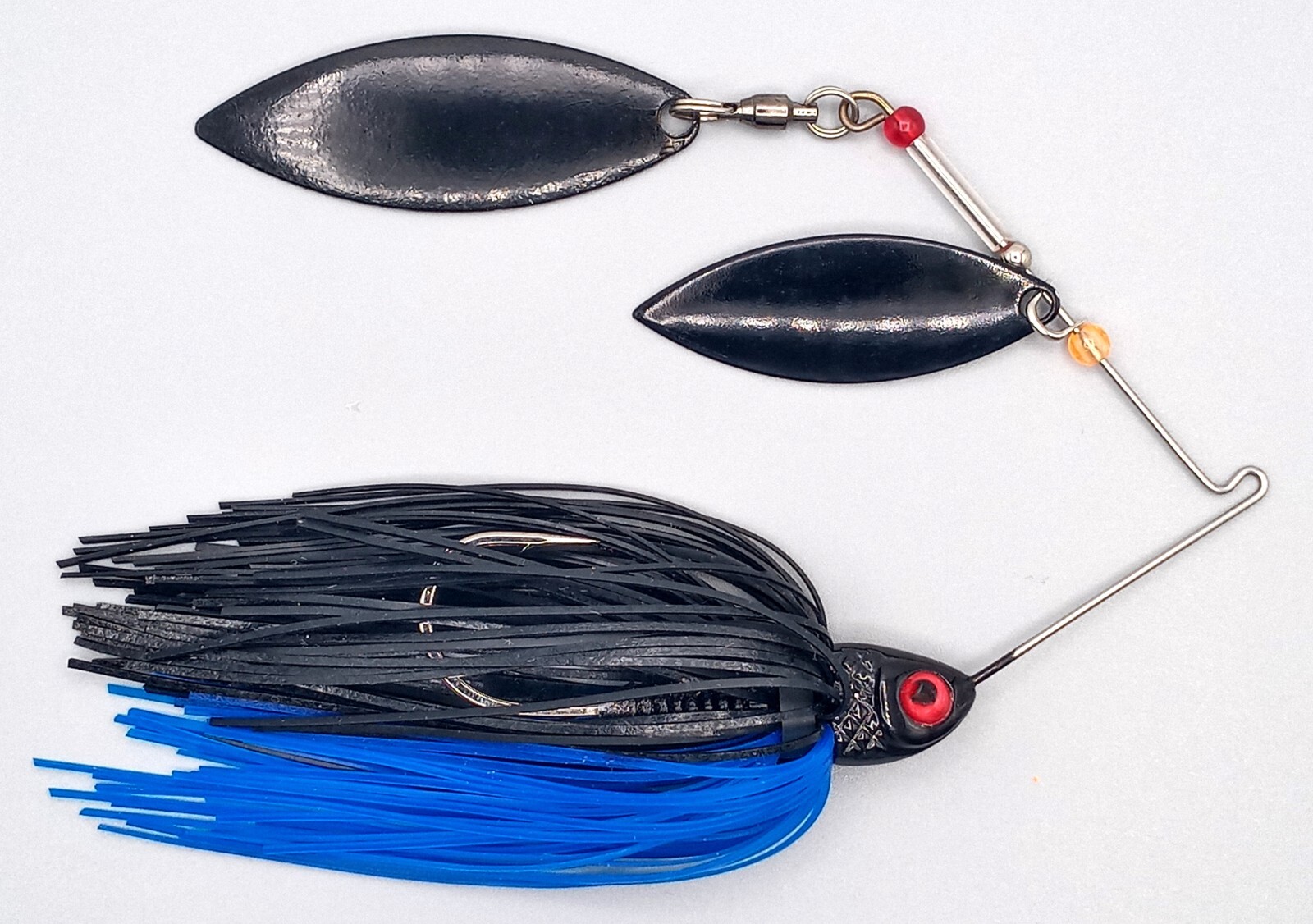 Custom Spinnerbait ~ Midnite Special - 3/8 oz Double Willow | eBay