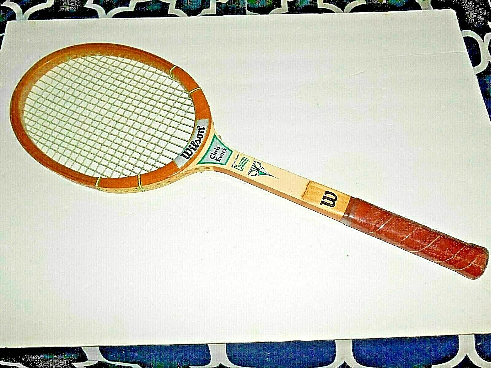 WILSON CHRIS EVERT PROFESSIONAL CHAMP VINTAGE WOODEN TENNIS RACKET | eBay