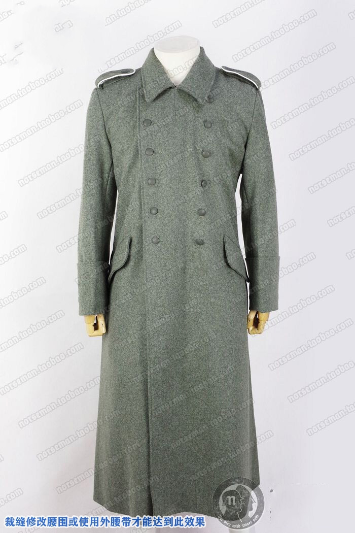 OUTDOORS ARMY 1940 FIELD GREY GREEN WOOL GREATCOAT INFANTRY COAT SIZE ...
