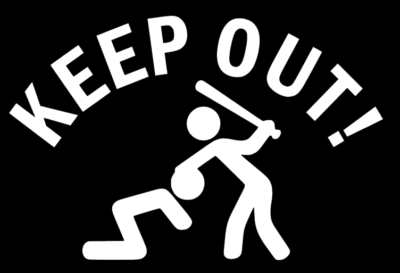 KEEP OUT! Decal JDM Funny Decal for Car, Windows, Outdoors, Door ...