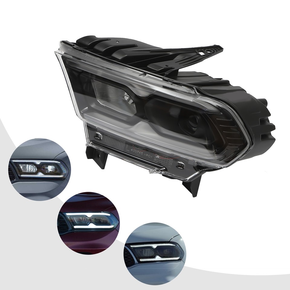 68433779AF Full LED Headlight For Dodge Durango 2021-2023 Black LH ...