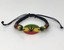 Reggae Cord Leaf Charm Hemp Marijuana Bangle Bracelet Rasta Weed ...