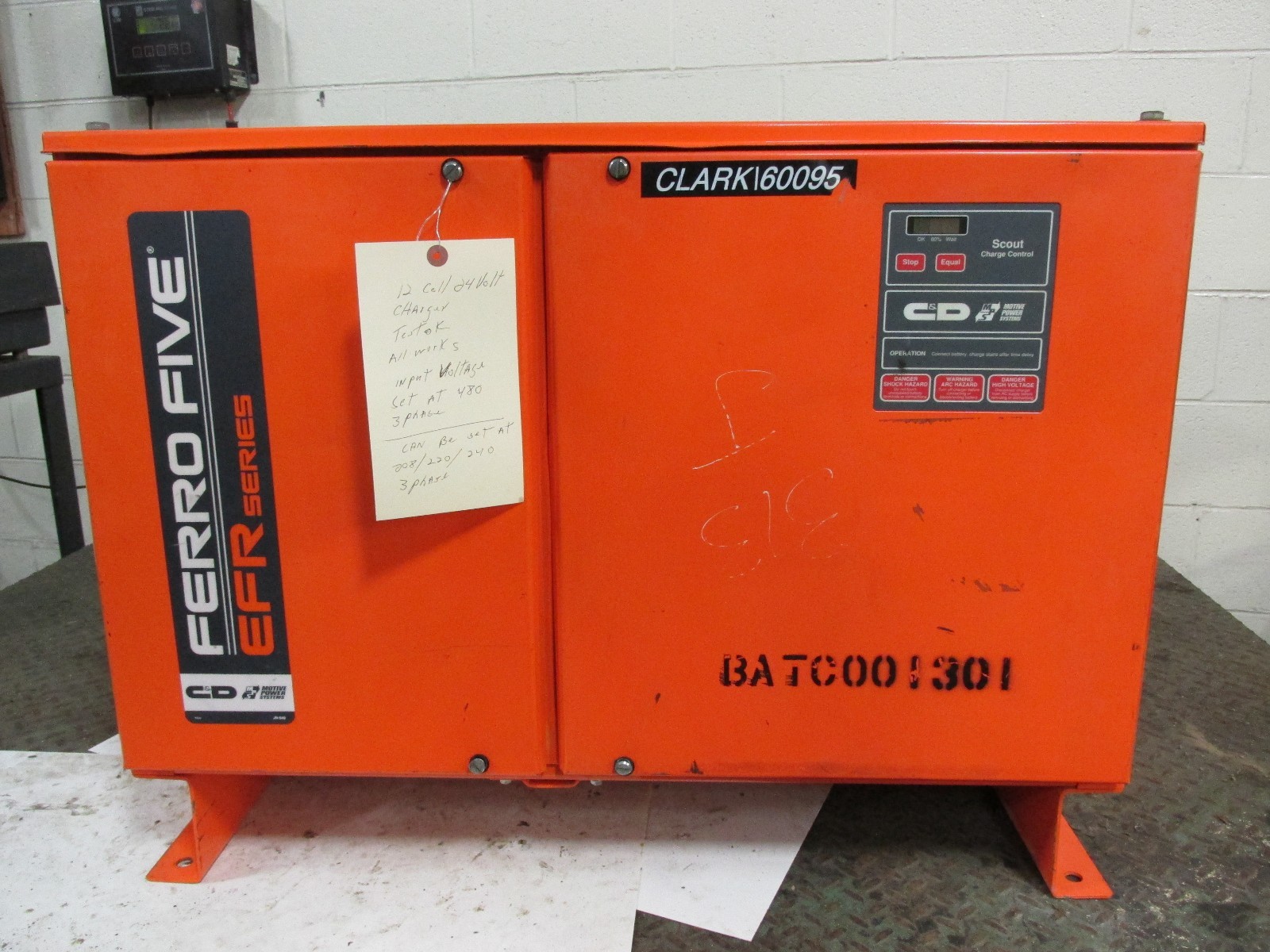 C & D Ferro Five EFR Ser. Charter Power Systems Model EFR18K690S E1 ...