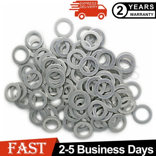 100x 14MM FOR HONDA/ACURA OIL DRAIN PLUG CRUSH WASHERS Aluminum 94109 ...