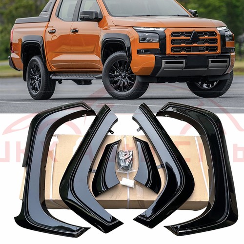 Glossy Black Wheel Fender Trim Set p For Mitsubishi L200 Triton 4 Dr ...