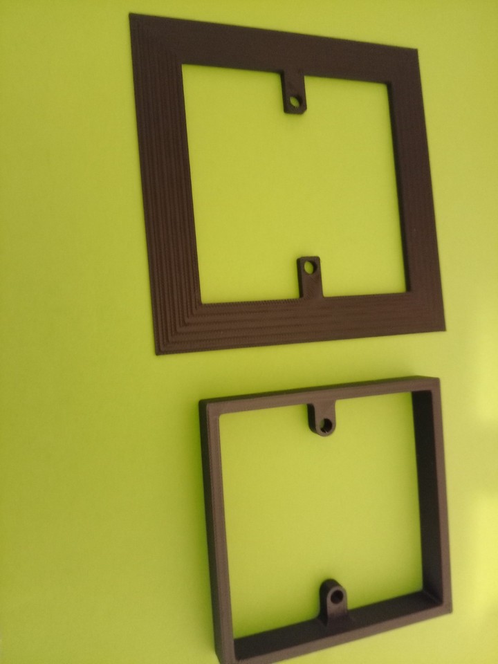 Acoustic White Wall Panel Socket Surround Single 1-Gang Black 2 Spacers ...
