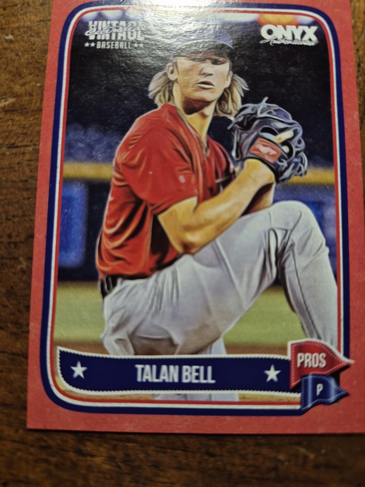 2024 Onyx Vintage Extended Red # OVTABE Talan Bell 17/25 | eBay