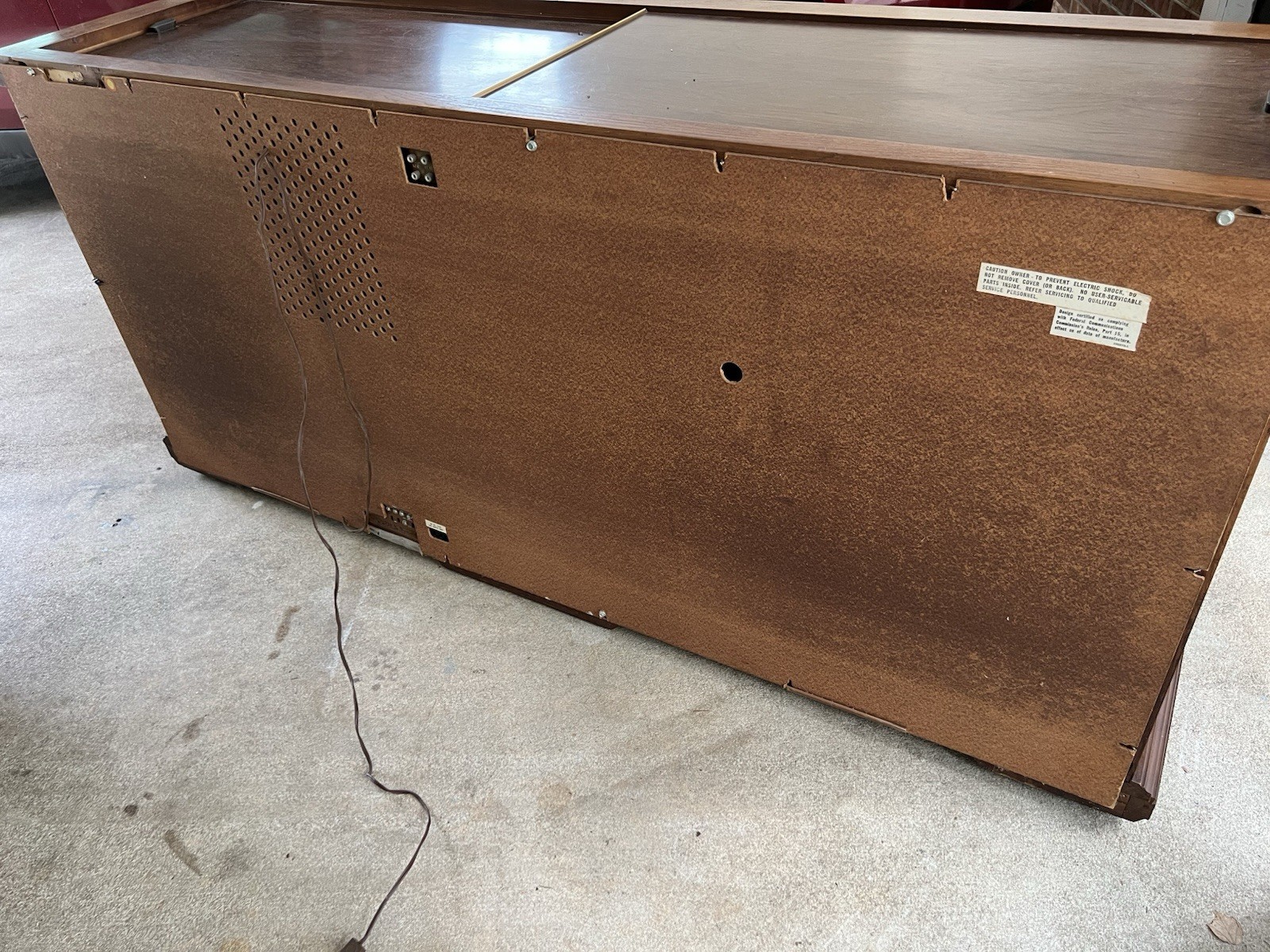 Vintage Magnavox Astro-Sonic Stereo Console Radio & Record Player Pick ...