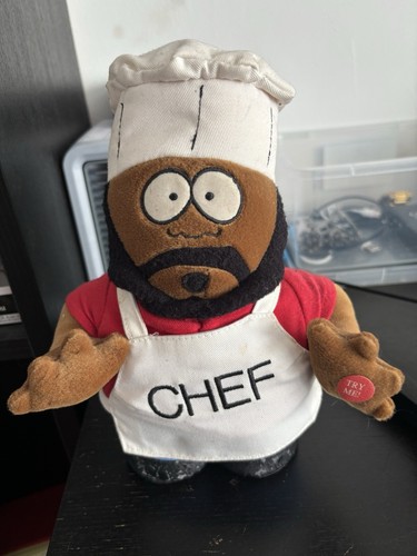 South Park Vintage Chef Plush Soft Toy Comedy Central 1998 | eBay