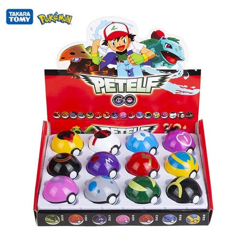 12 Pcs/Set Pokemon Toy Pocket Pikachu Action Figure Poke Ball | eBay