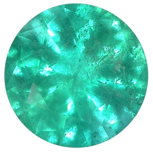 Natural Fine Medium Green Emerald - Round - Brazil - AA+ Grade | eBay