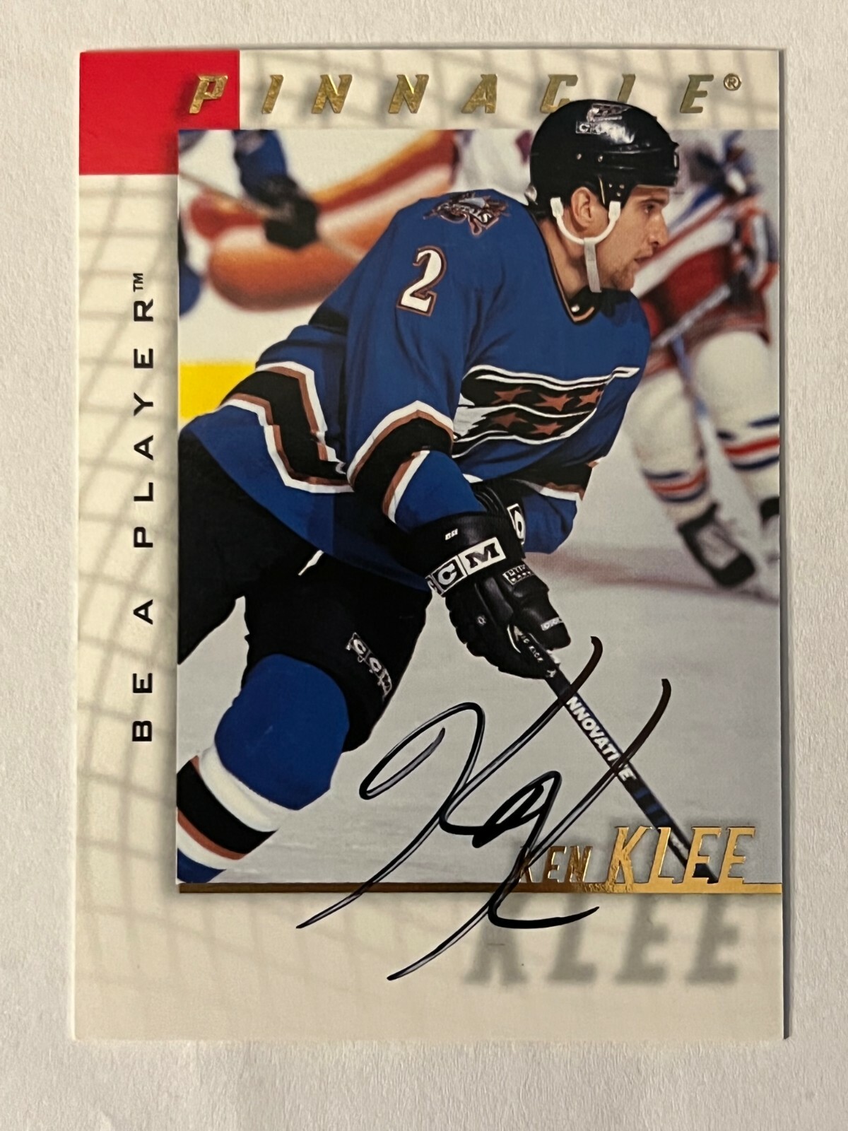 1997-98 Pinnacle Be A Player Autograph Auto Ken Klee #91 Signed ...