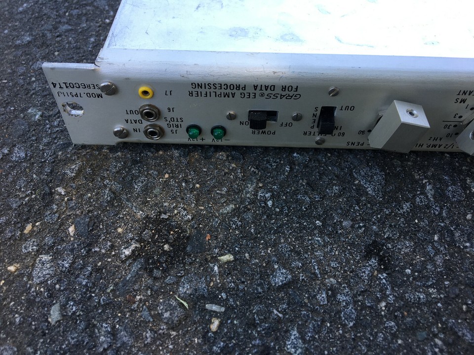 Grass Instruments Model 7P511J EEG Amplifier For Data Processing 7P511L ...