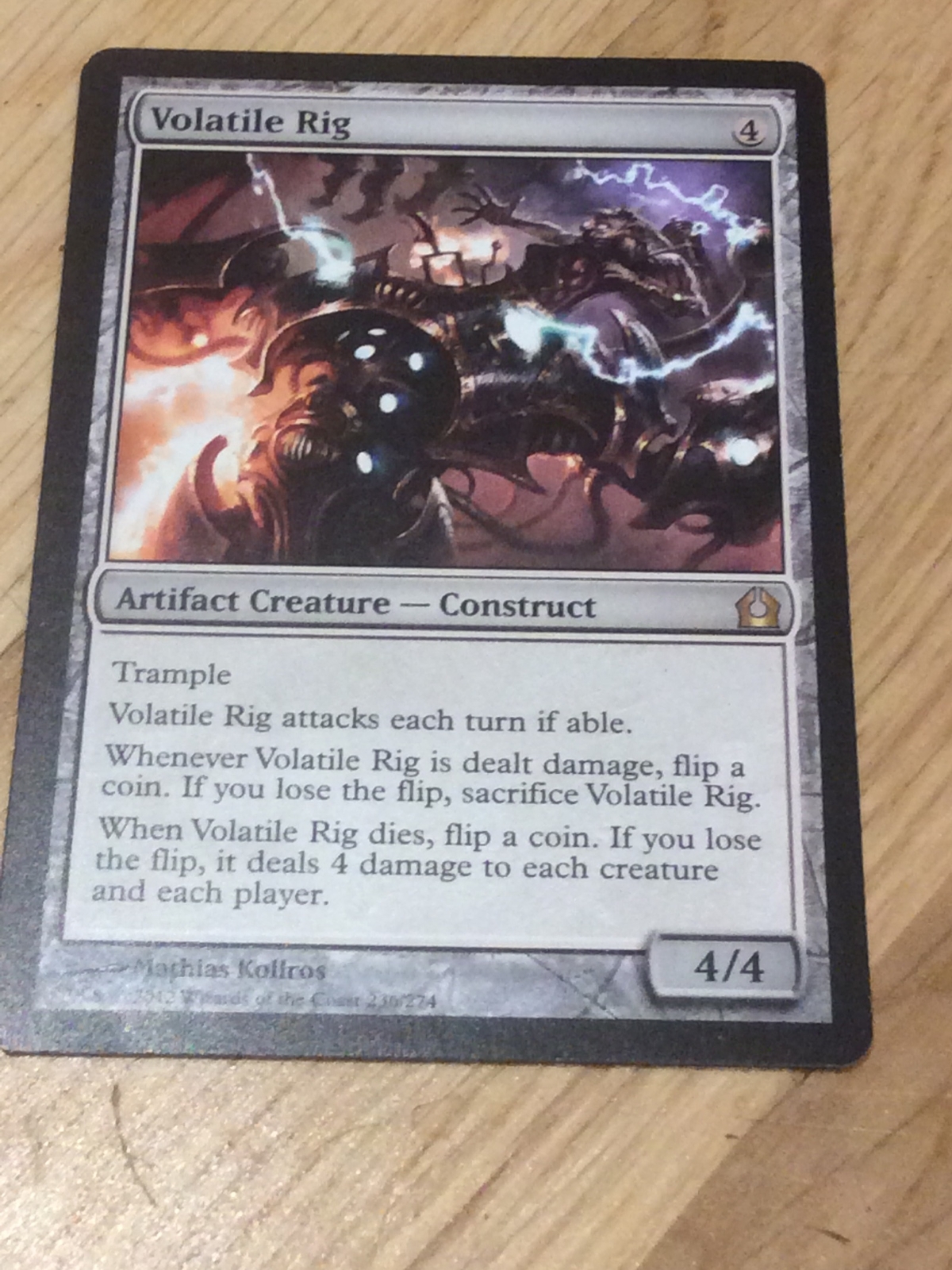 Magic The Gathering MTG - Volatile Rig - Return To Ravnica [ Mint ...