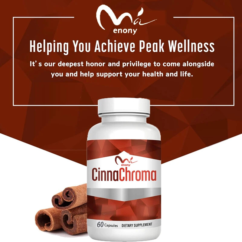 CinnaChroma 60 Cinnamon Capsules - Contains Chromium and Vanadium ...