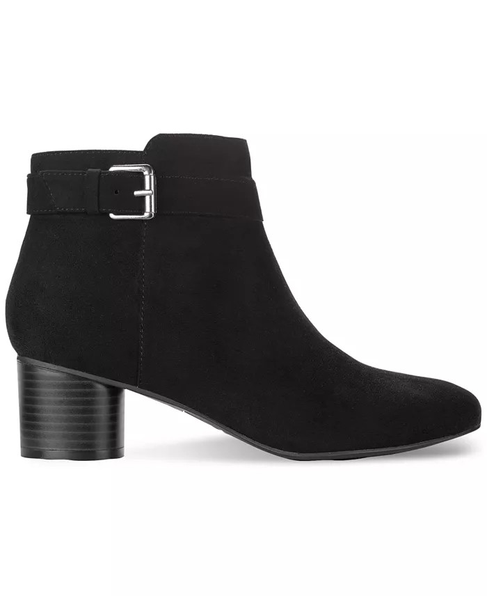 MGM Style & Co Women's Ariella Block Heel Buckle Dress Booties Size 5 ...
