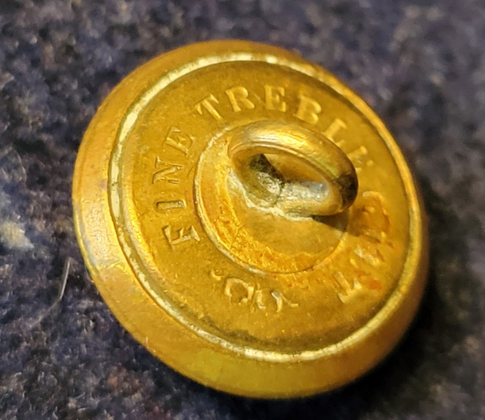 CIVIL WAR PERIOD CONFEDERATE NAVY BUTTON ALBERT# CS-56-Av CSN VARIETY ...