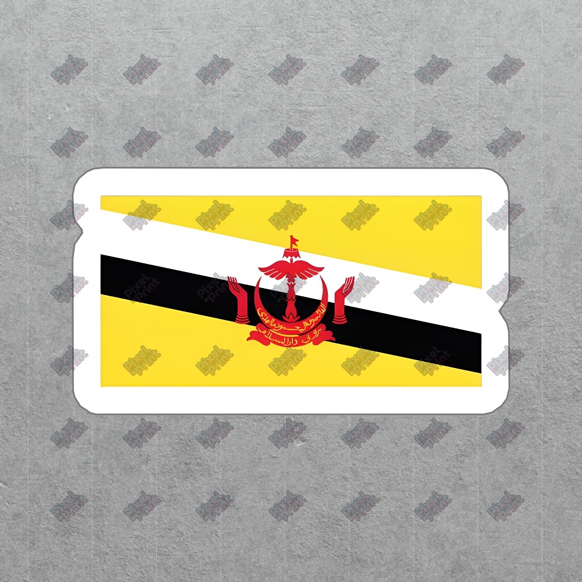Brunei Flag Vinyl Sticker Decal National Pride, Travel Souvenir, Home ...