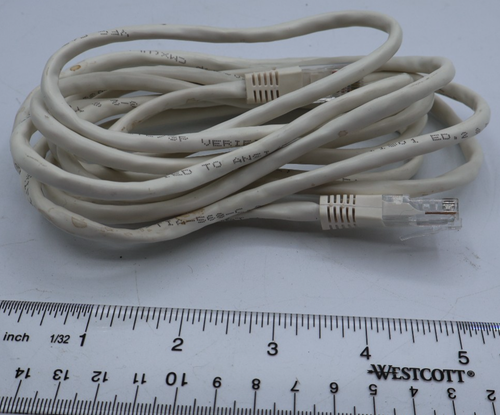 White Ethernet Cable Network Patch Cord CAT5 CAT6 Used | eBay