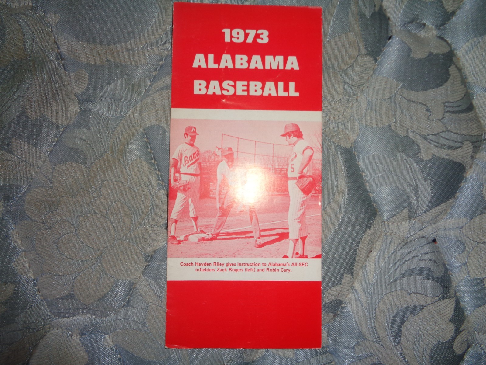 1973 ALABAMA CRIMSON TIDE BASEBALL MEDIA GUIDE Yearbook Press Book ...