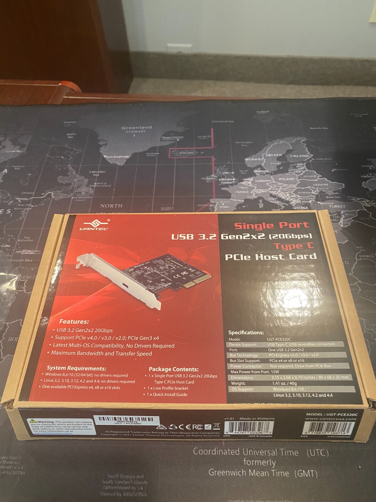 Vantec Single Port USB 3.2 Gen 2x2 PCIeHost Card | eBay