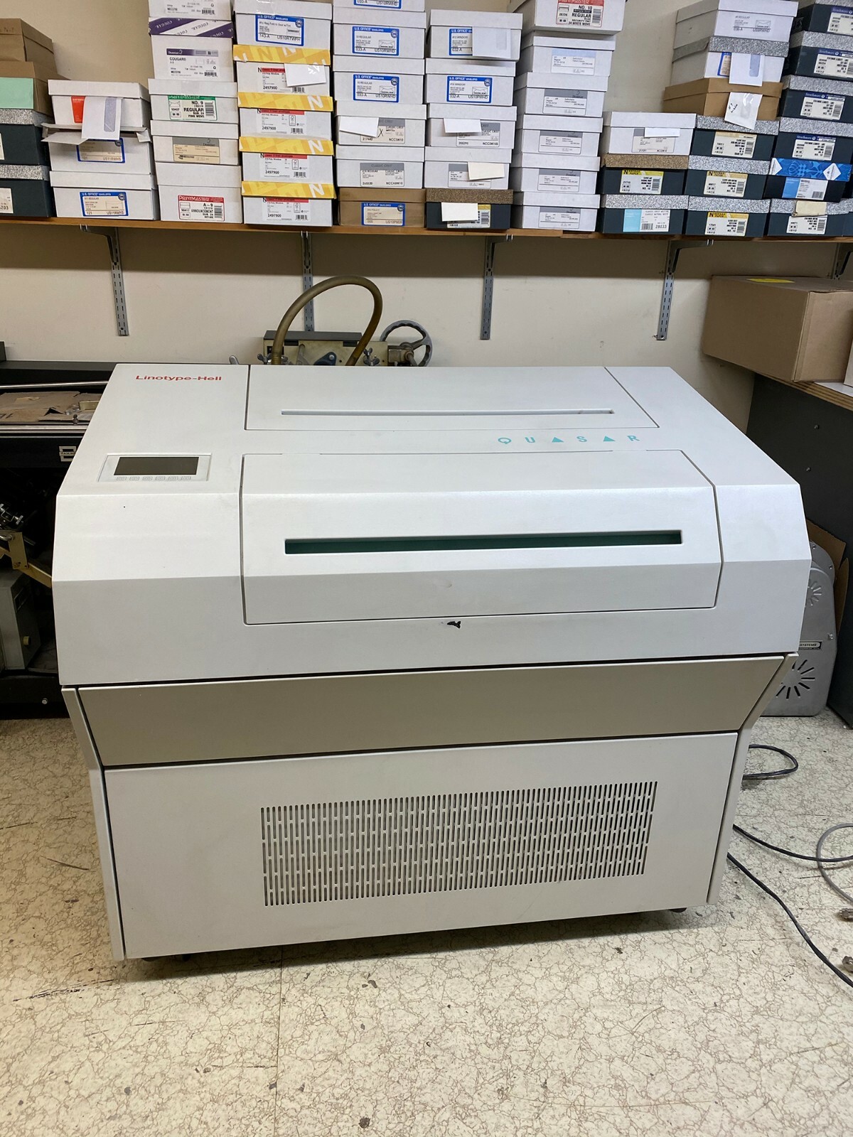 LINOTYPE-HELL QUASAR Imagesetter Typesetting Machine Pre- Press | eBay