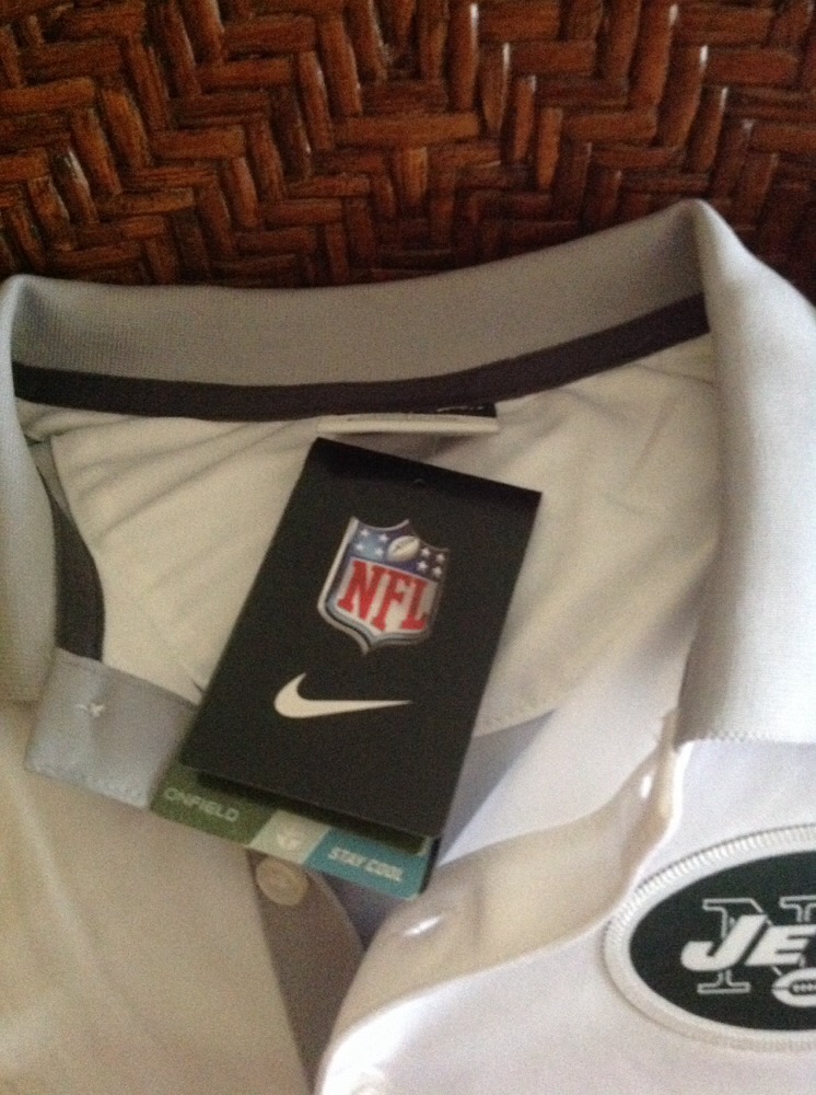 Nike NFL new york jets polo shirt new with tags size L Men's | eBay