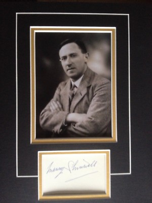 MANNY SHINWELL - LABOUR M.P. & UNION LEADER - SUPERB SIGNED PHOTO ...