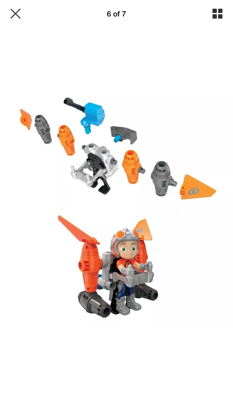 Nickelodeon Rusty Rivets Build Me Rivet System JET PACK Figure Set | eBay