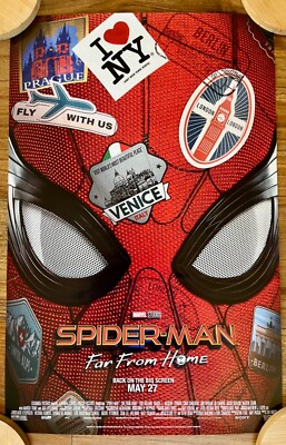 Marvel Spider-Man Far From Home AMC 2024 Re-release Movie Poster 11x17 ...