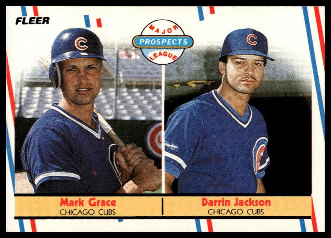 1988 Fleer #641 Mark Grace / Darrin Jackson (RC) Rookie Card | eBay