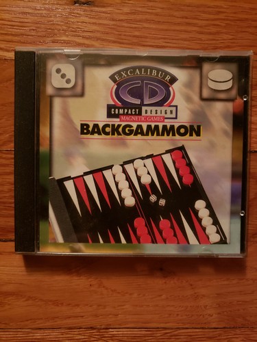New. Opened Box Excalibur CD Compact Design Magnetic Games BACKGAMMON ...