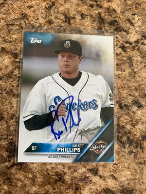 Brett Phillips Signed 2016 Topps Pro Debut Rc Auto Houston Astros # 78 ...