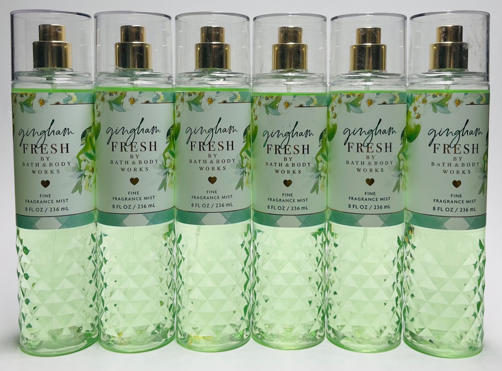 6 Bath & Body Works GINGHAM FRESH Fine Fragrance Mist Spray | eBay