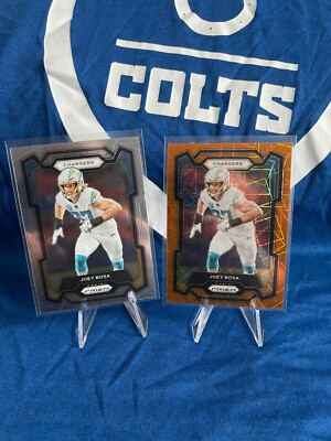 2023 Panini Prizm Orange Lazer Joey Bosa Chargers + base | eBay