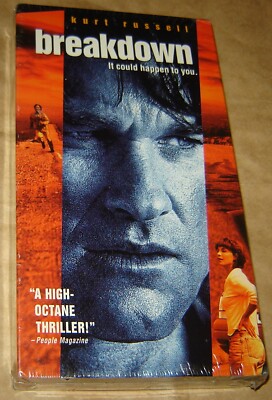 Breakdown (VHS, 1997), NEW & SEALED, WITH KURT RUSSELL, A HIGH-OCTANE ...
