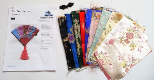 Needlecase Fan Sewing Pattern by Evening Star Designs, Incl. Silk ...