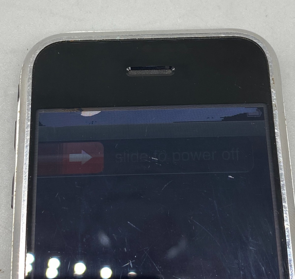 Apple iPhone 1 Gen A1203 16GB Silver Smartphone AT&T ONLY -C/See photo ...