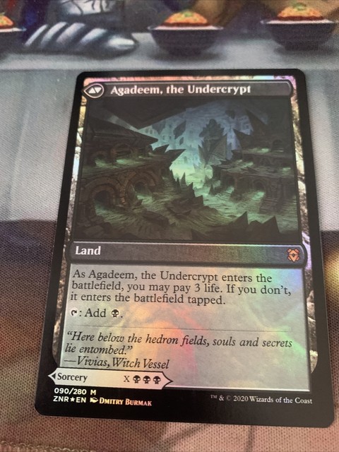 MTG Agadeem's Awakening // Agadeem, the Undercrypt Zendikar Rising 090/ ...