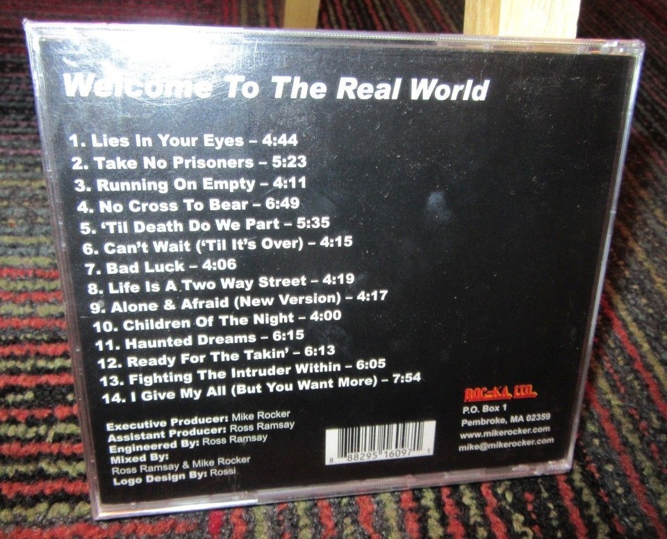ROCKER: WELCOME TO THE REAL WORLD MUSIC CD, 14 GREAT TRACKS, ROC-KA LTD ...