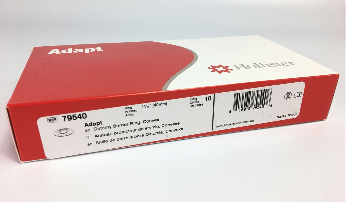 *10-Pieces* Hollister Adapt Ostomy Barrier Ring Convex 1-9/16" 40mm ...
